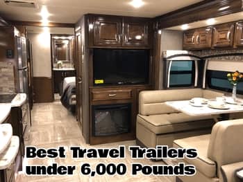 The Best 6 Travel Trailers Under 6000 Pounds To Buy - The Savvy Campers